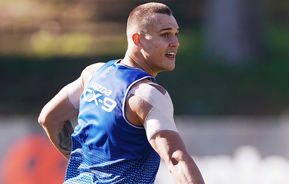 Kyron Hayden claps along