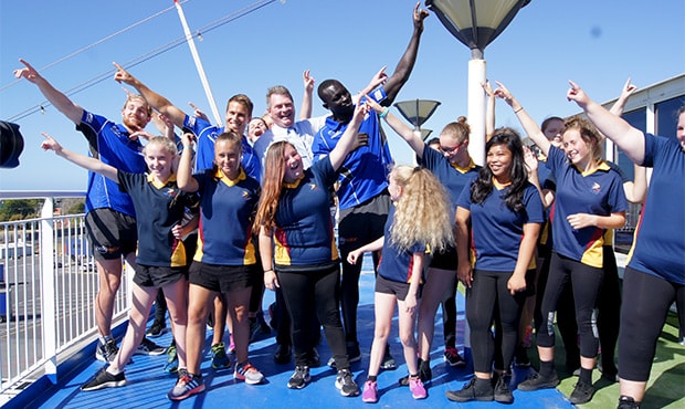 The Huddle sets sail