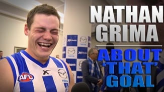 Nathan Grima breaks goal drought