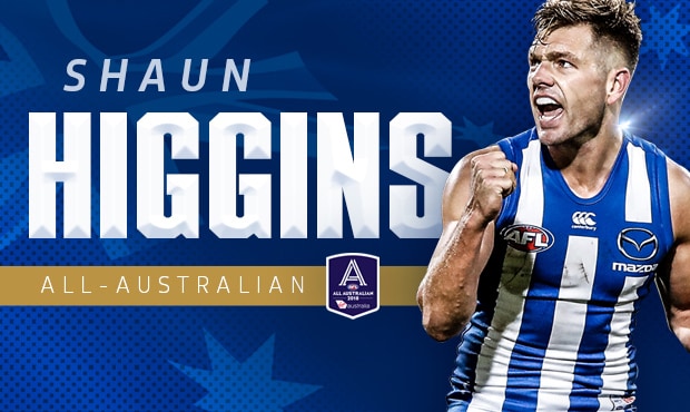 Higgins an All-Australian