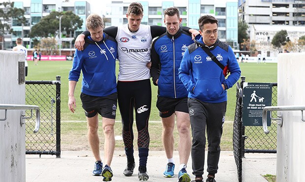 Declan Watson ruptures ACL