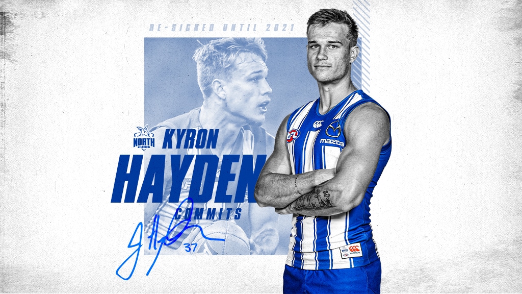 Hayden re-signs for 2021