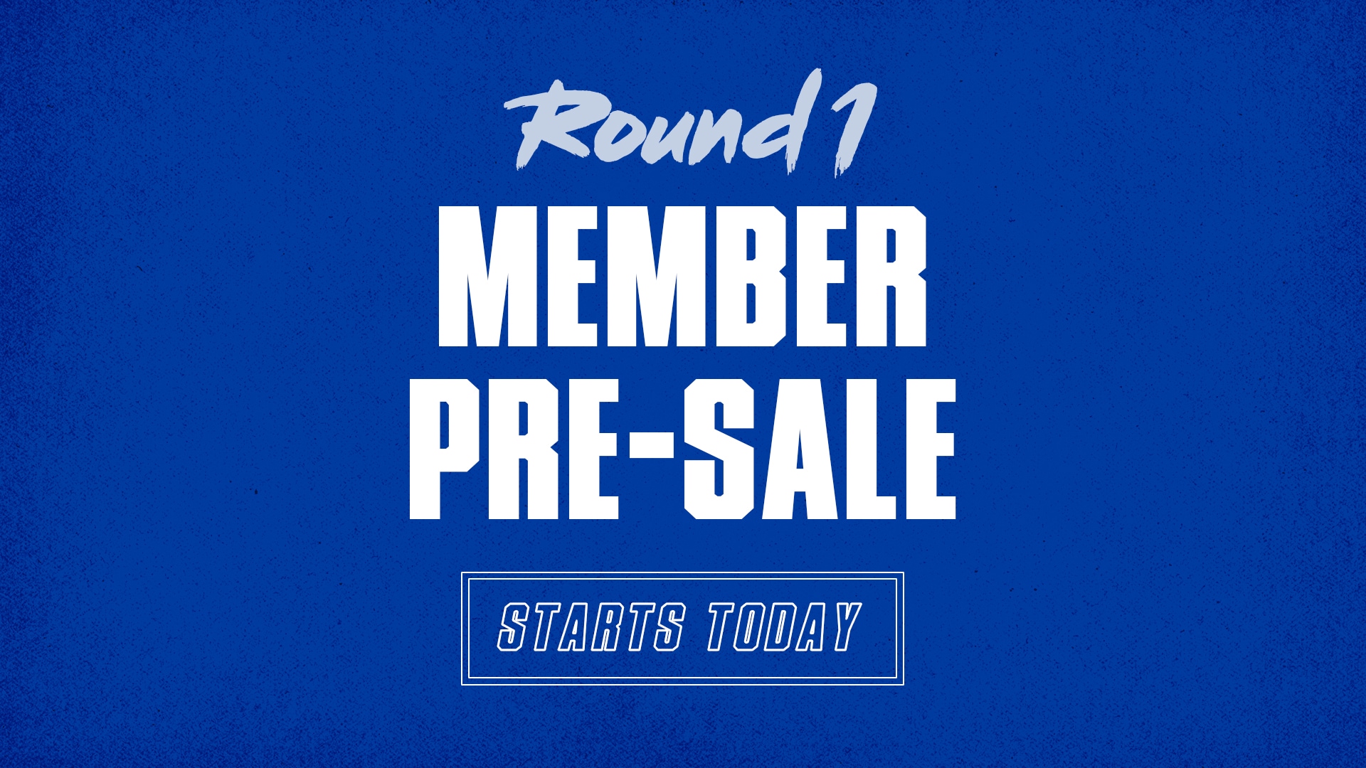 AFL: Member pre-sale (Round 1, 2021)