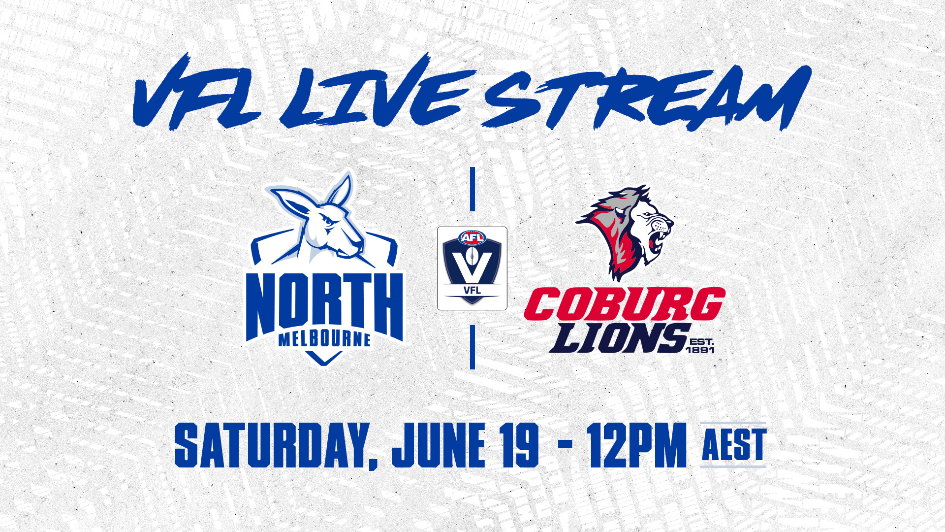 VFL: Live stream (Round 10, 2021)