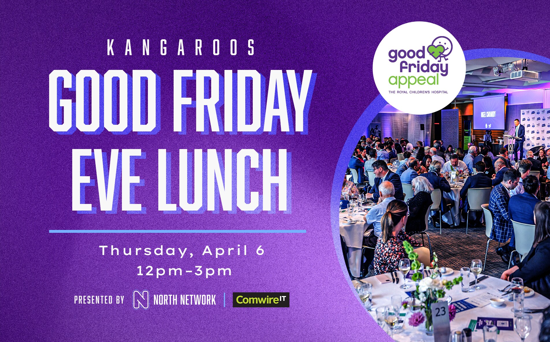 Secure your tickets to the Good Friday Eve Lunch