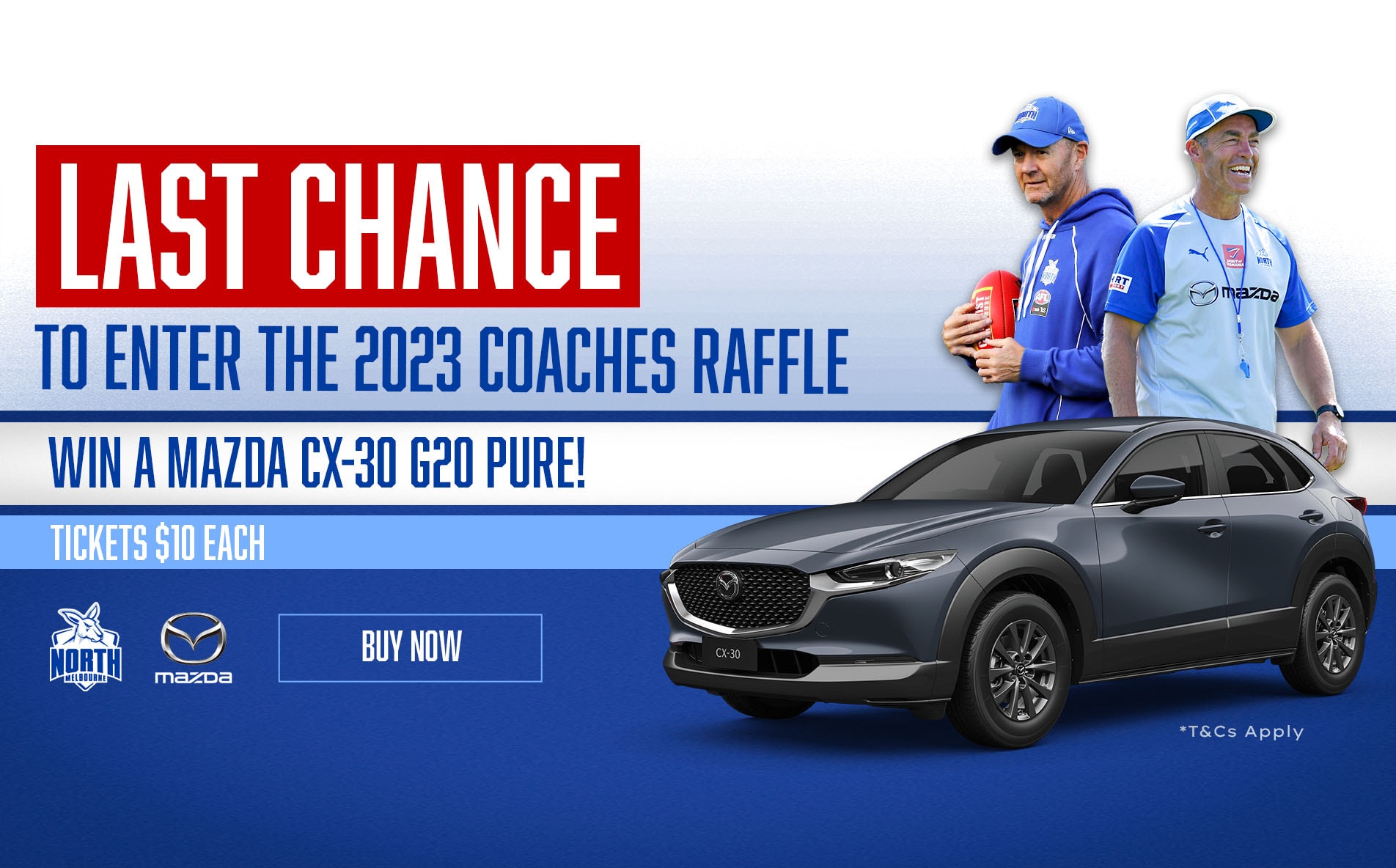 LAST CHANCE: Win a brand-new Mazda CX-30 G20 Pure