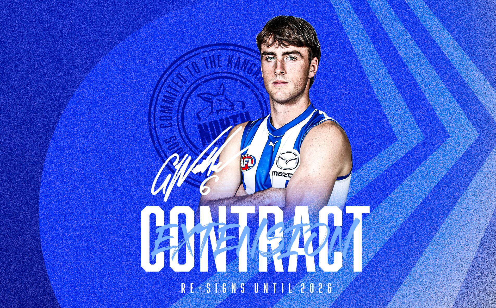 Gun draftee signs contract extension
