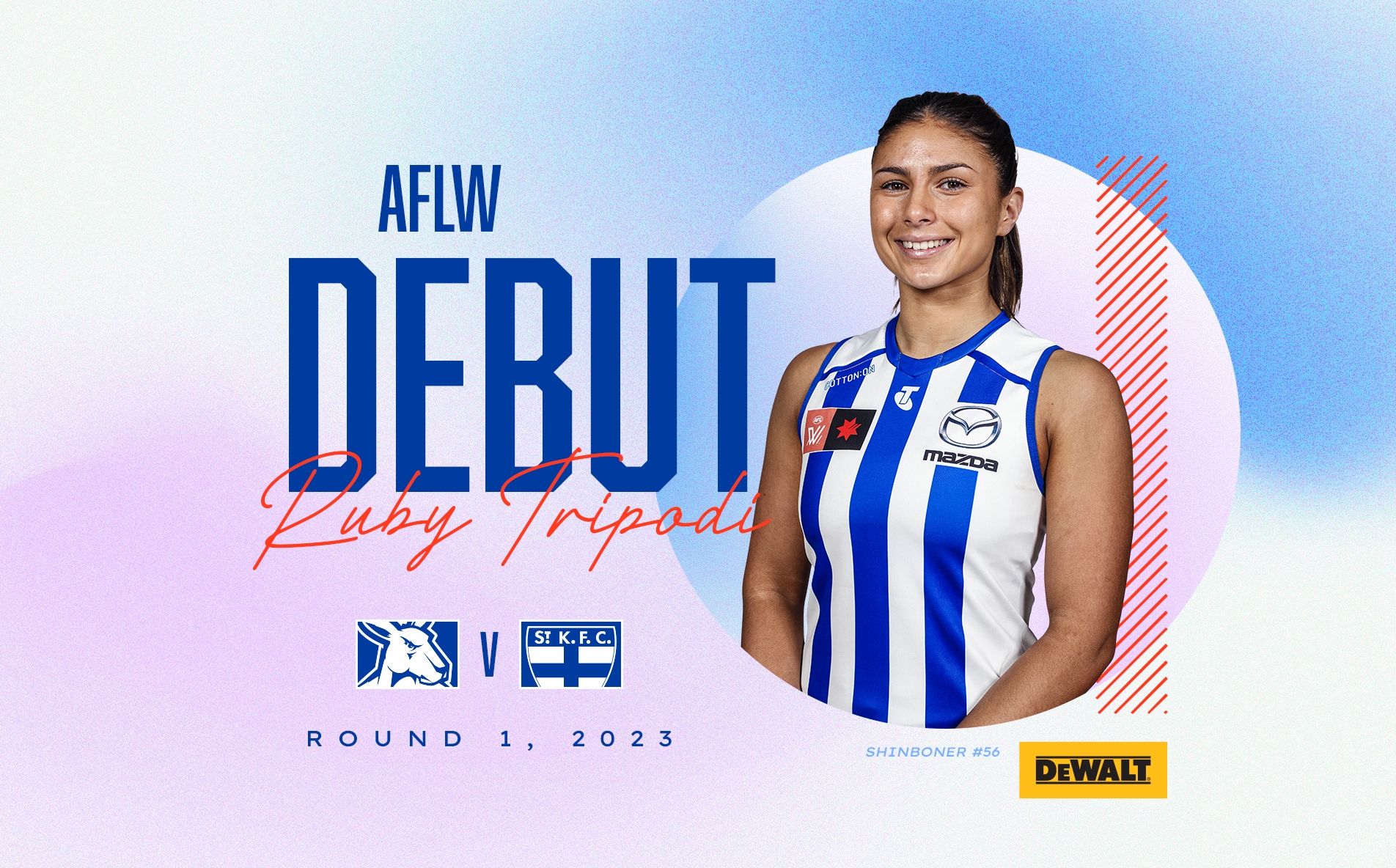 AFLW draftee to debut against Saints