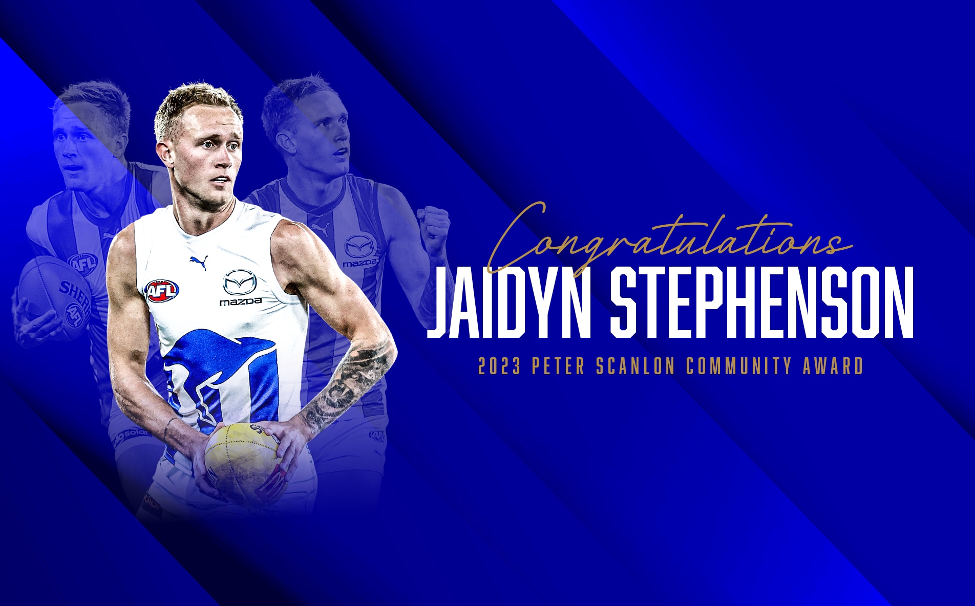 Stephenson claims Peter Scanlon Community Award
