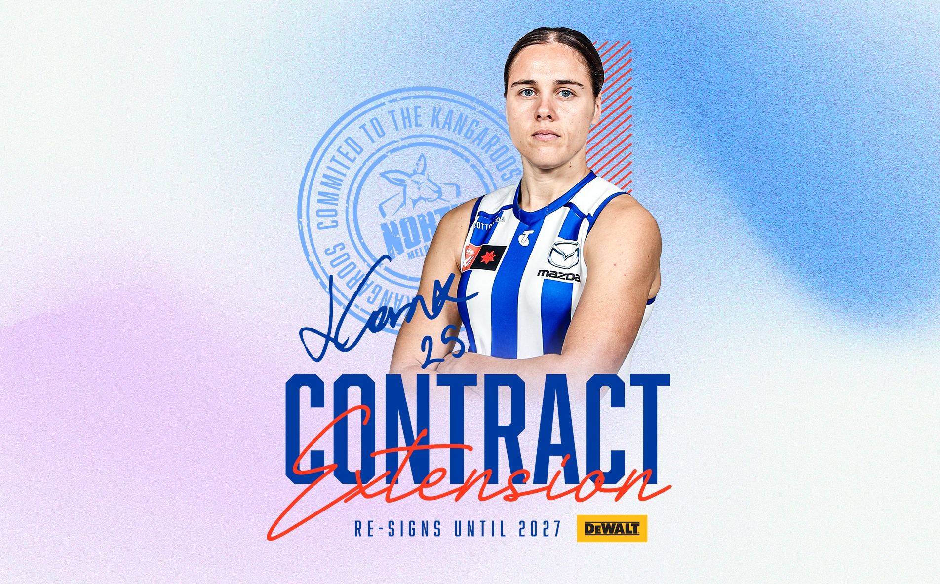 Jasmine Garner: Three-time club champ commits to Kangaroos