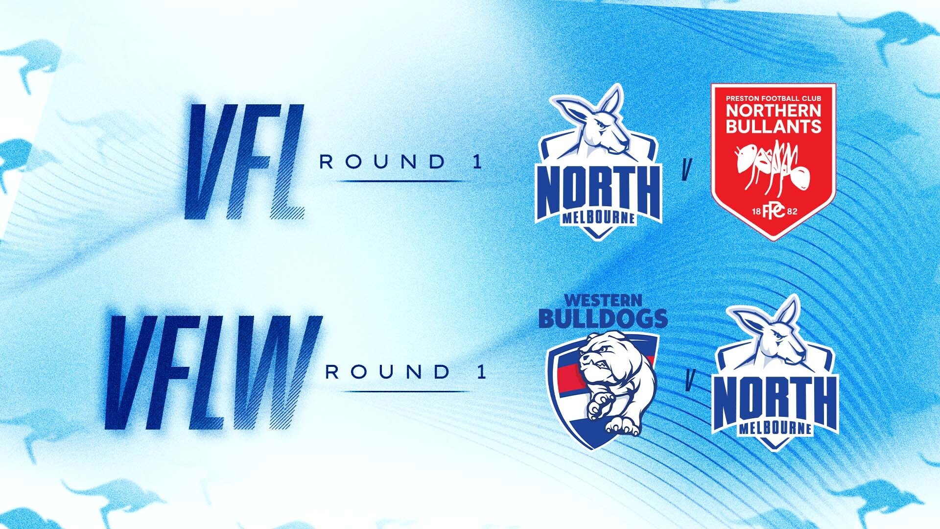VFL and VFLW Round 1 fixtures confirmed