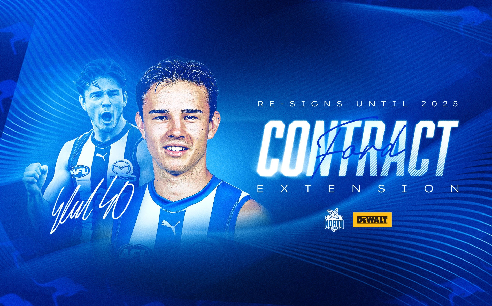 Eddie Ford: High-flying forward earns new contract