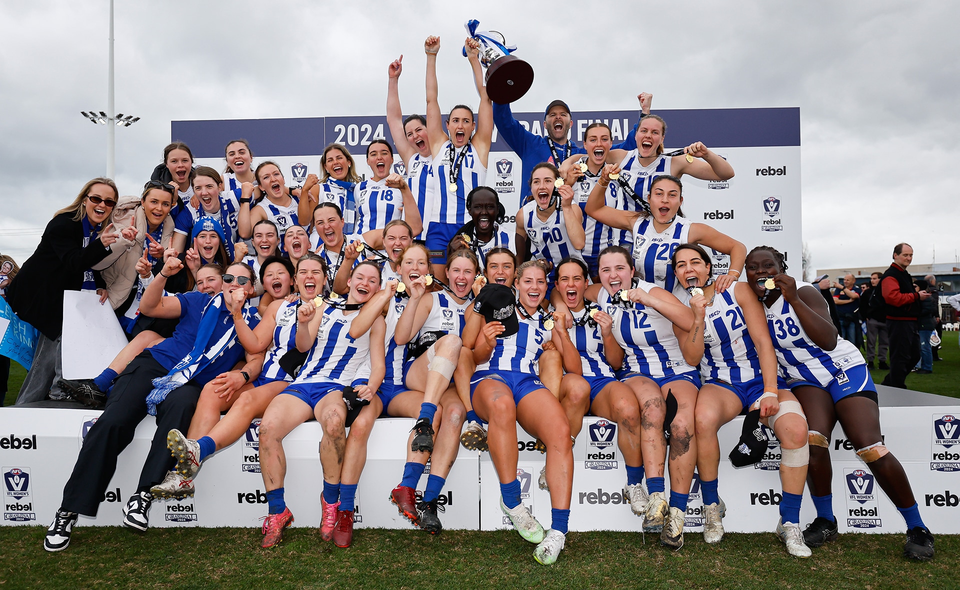 VFLW GF wrap: Roos surge past Dogs to claim historic premiership