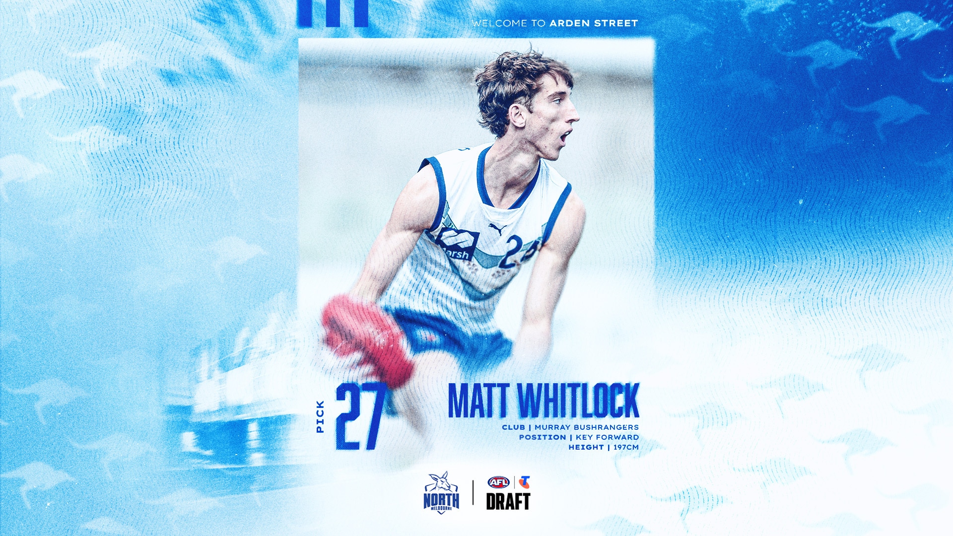 Matt Whitlock: Roos pounce on versatile tall after draft night trade