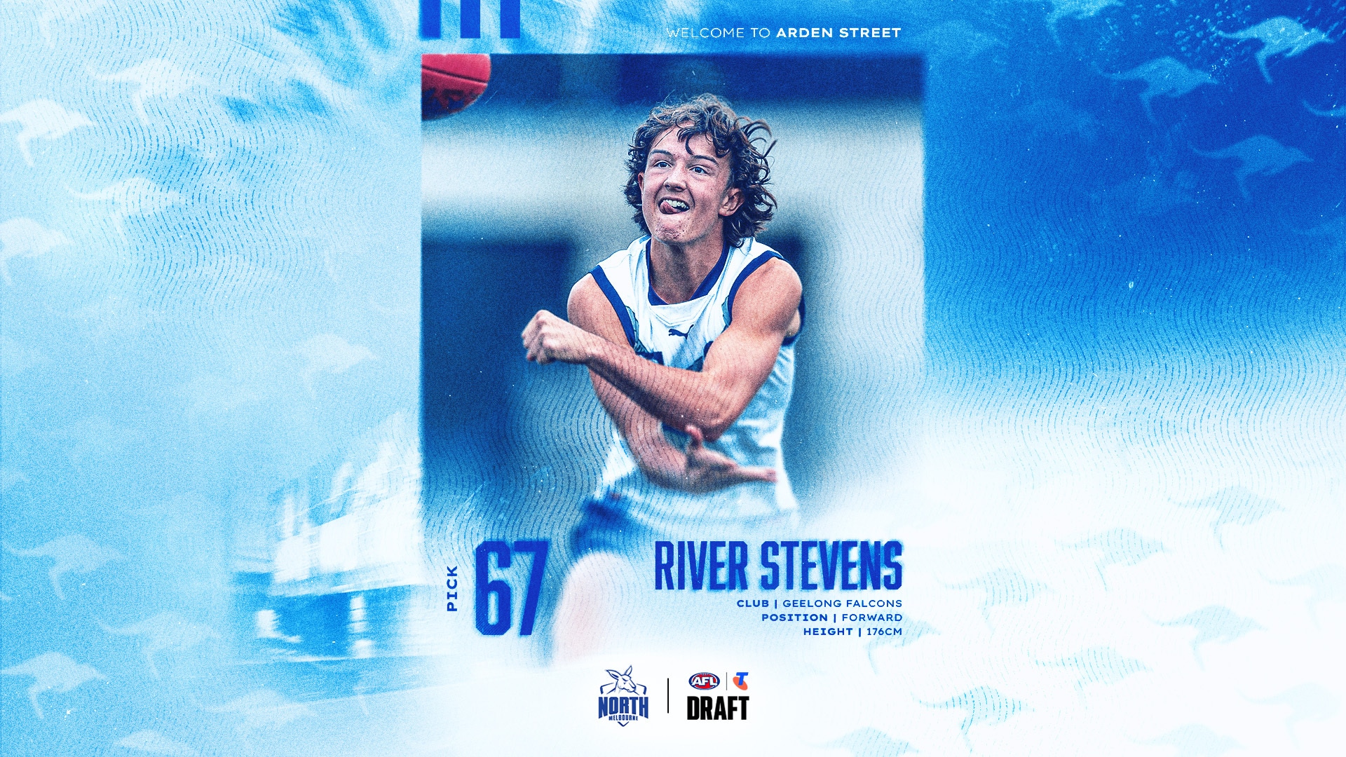 River Stevens: Creative forward becomes Roos' latest father-son recruit