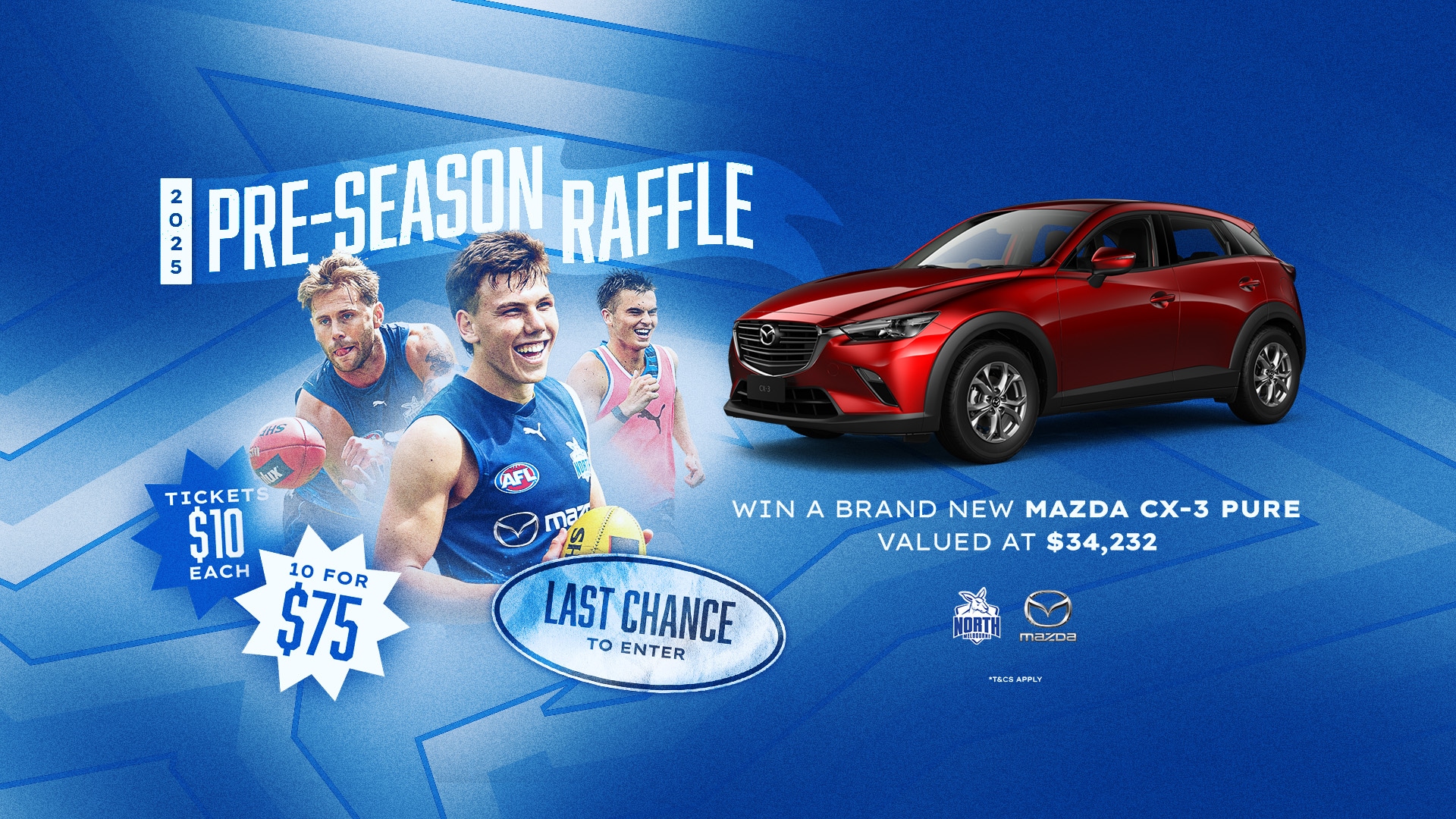 LAST CHANCE: Win a brand-new Mazda CX-3 Pure