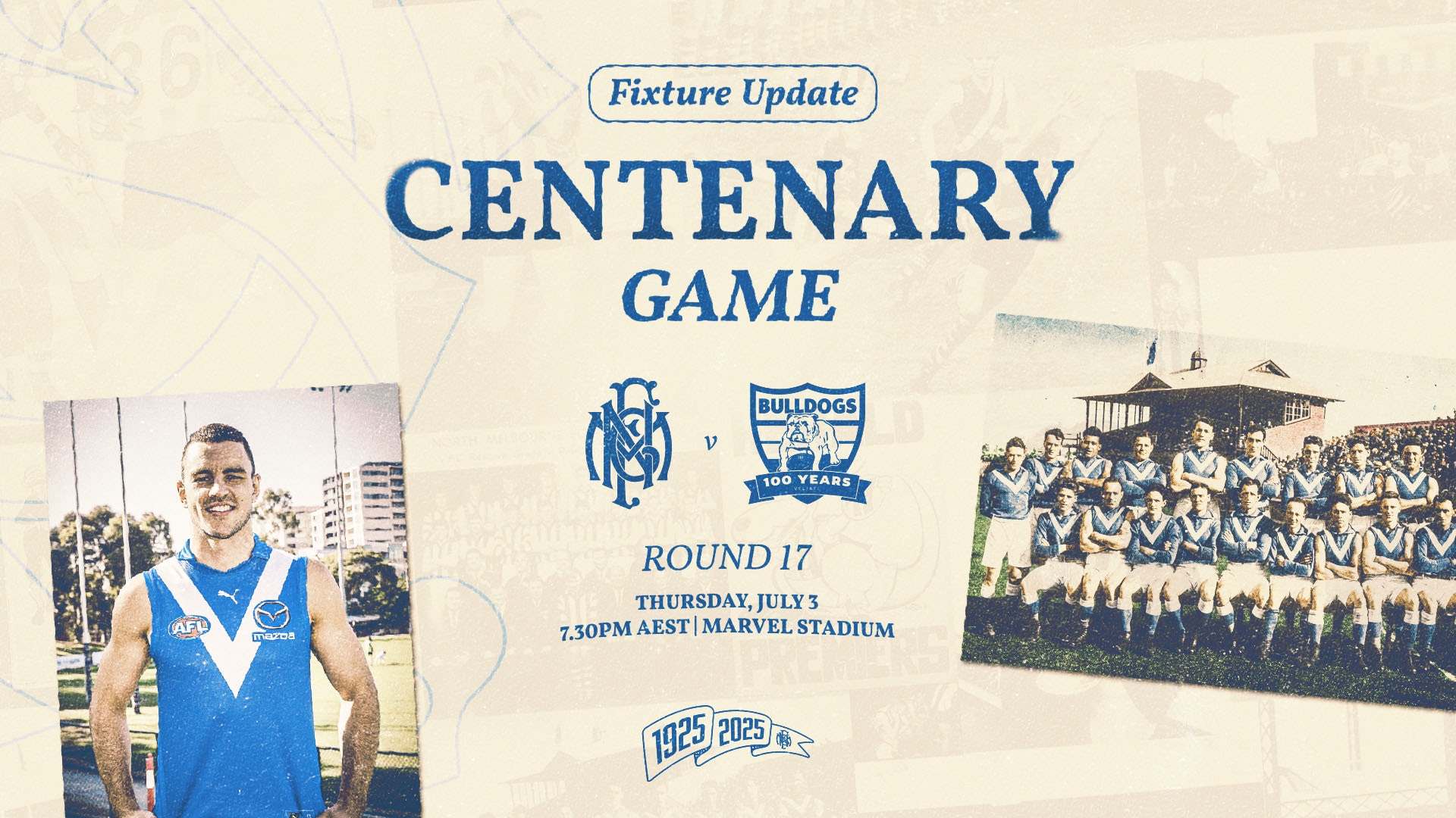 Centenary game announced as blockbuster Thursday night fixture