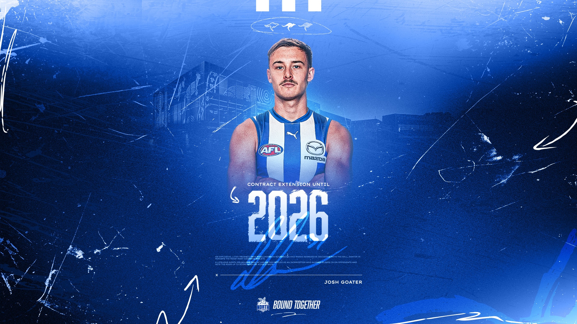 Josh Goater: Defender signs contract extension