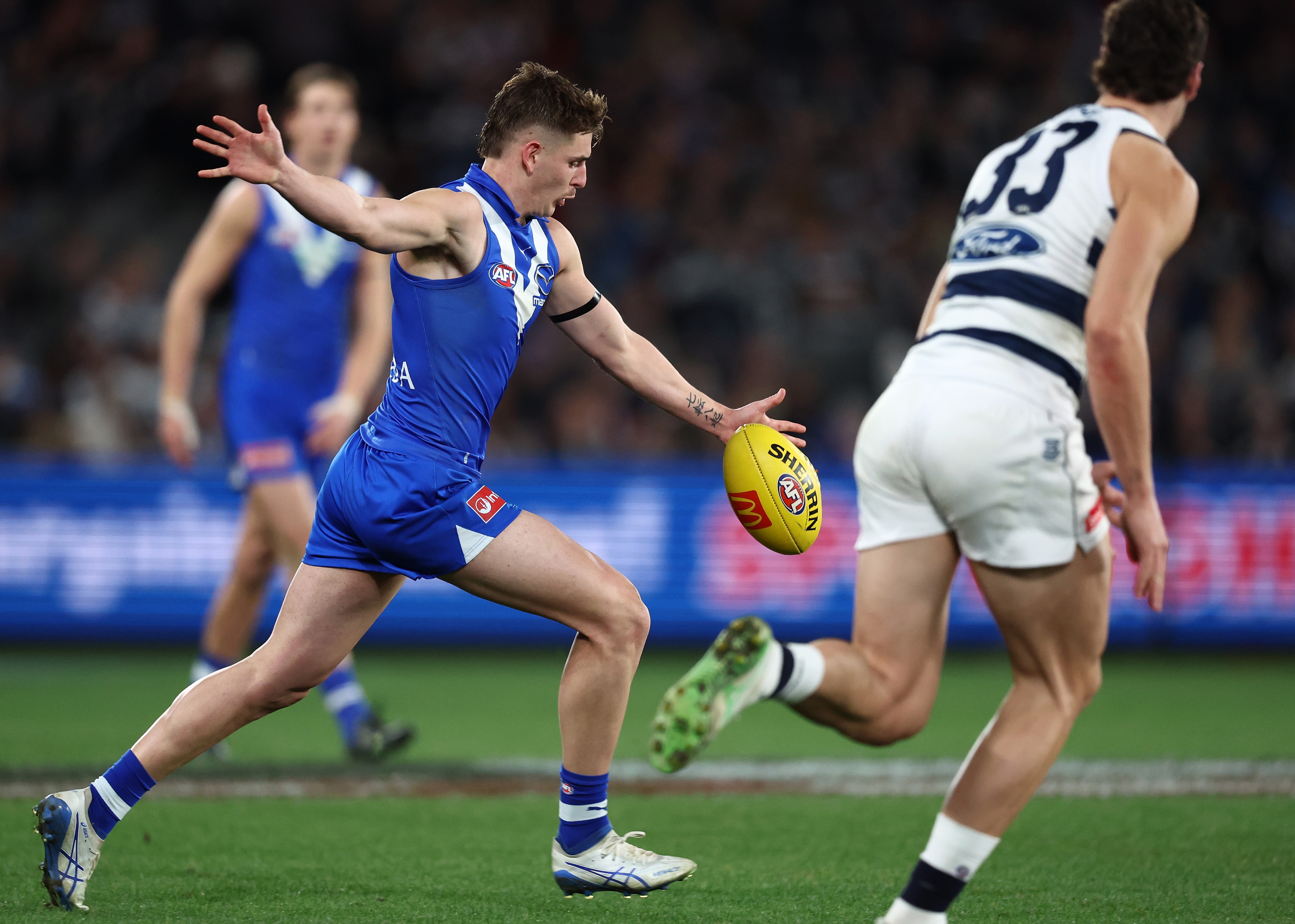 AFL R20 match report: Cameron stars as Cats crush Roos