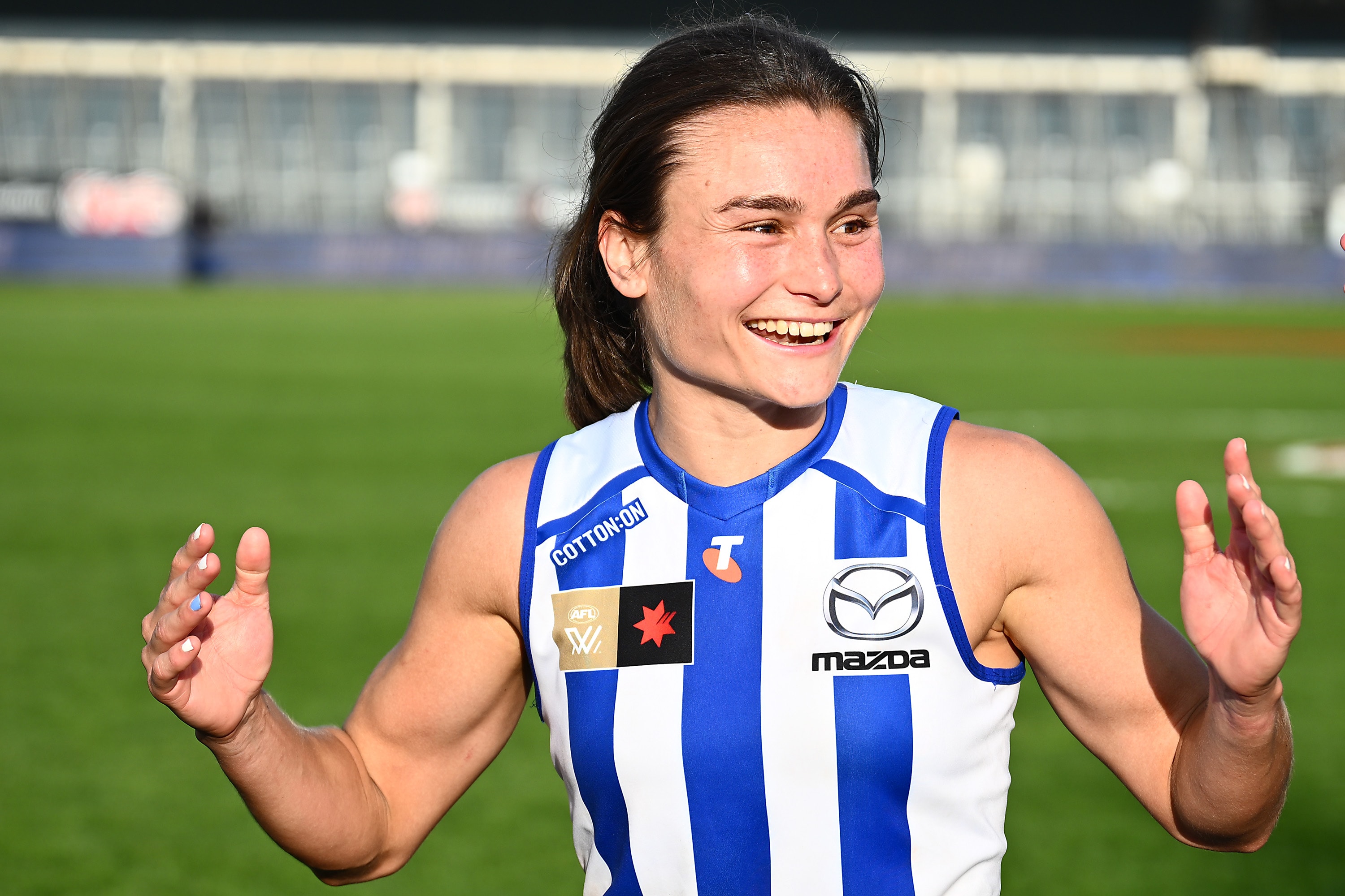 AFLW R8 match report: Another Riddell record as Roos roll on