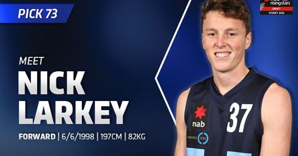 Pick 73: Nick Larkey