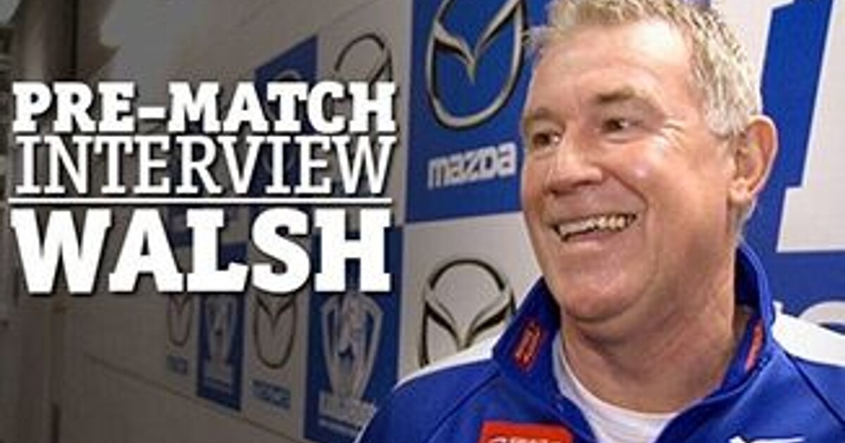 Geoff Walsh pre-match - WATCH