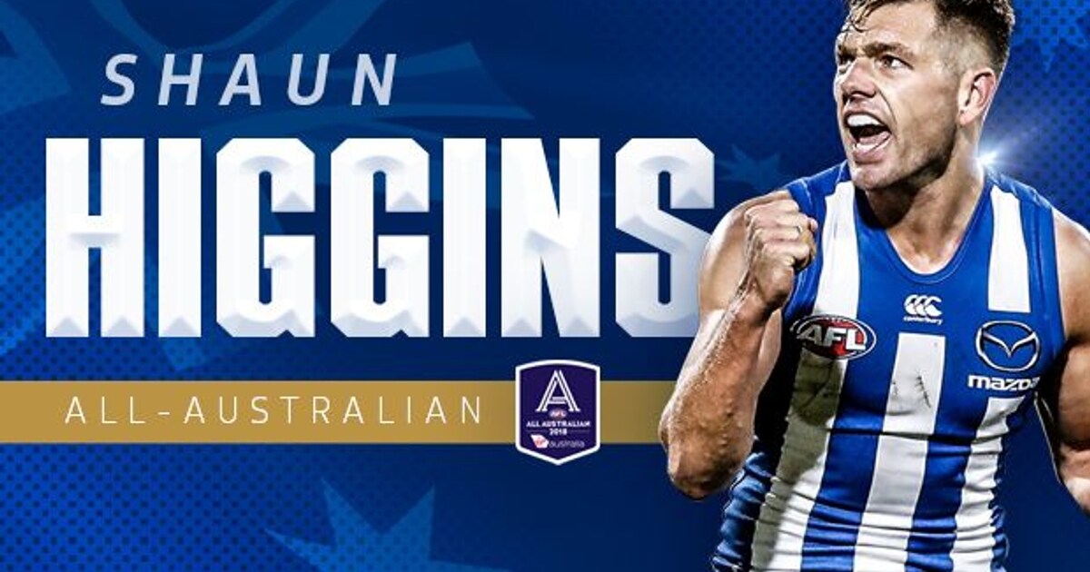 Higgins an All-Australian