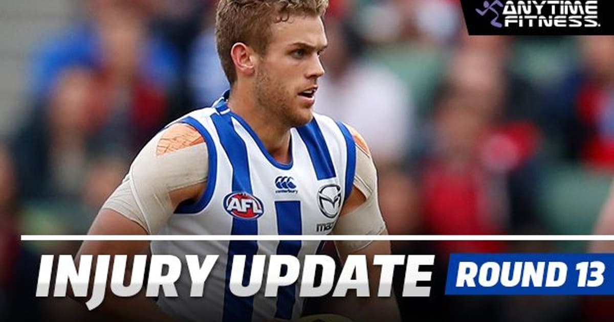 Injury Update: Round 13