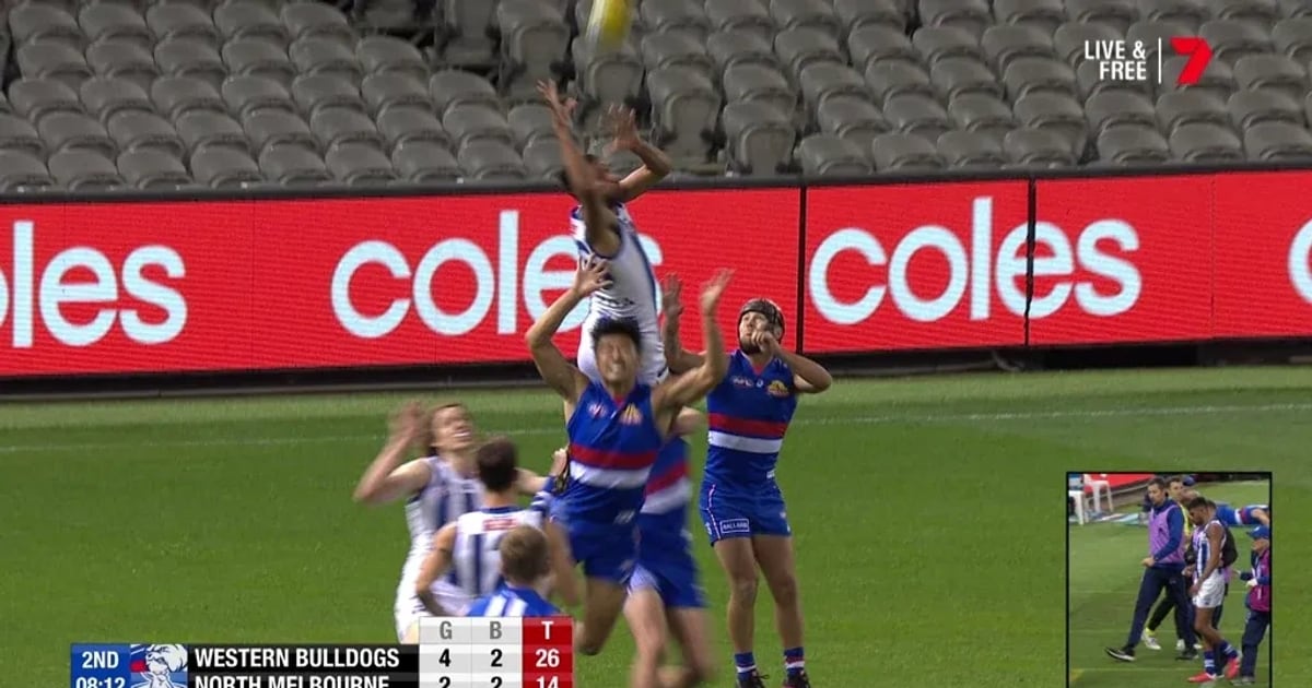 Thomas' awkward landing (Rd 5, 2020)