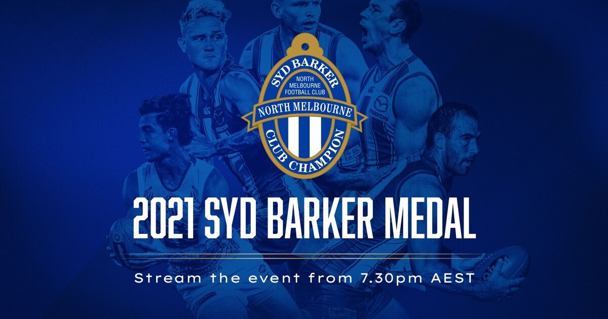 Watch the 2021 Syd Barker Medal this Friday night