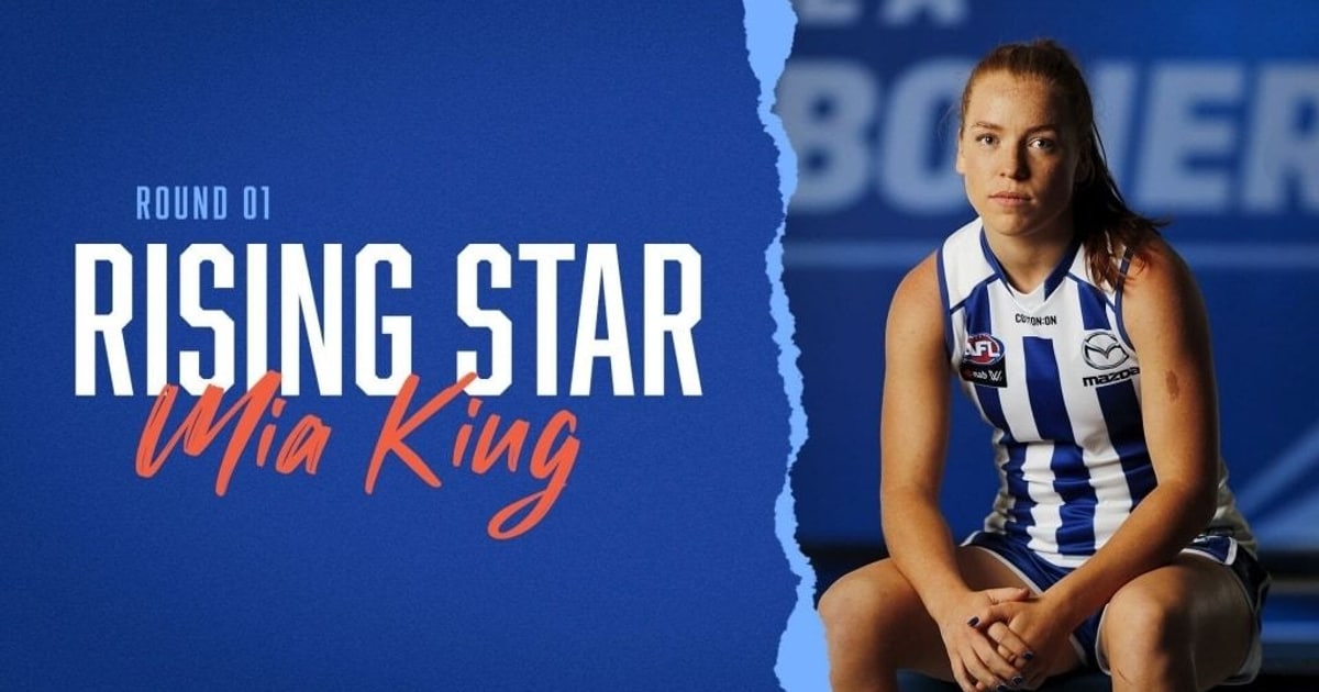 AFLW: Mia King's Rising Star performance (Round 1, 2022)