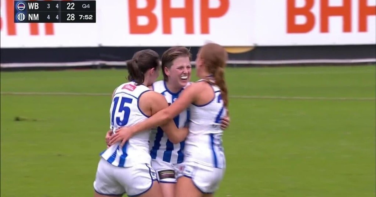 Yes, Tess! Craven kicks maiden AFLW goal