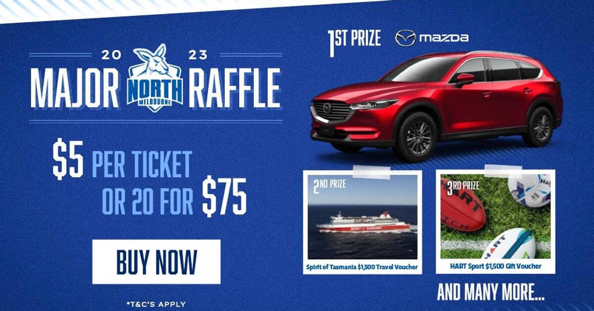 Last chance to enter the Major Raffle