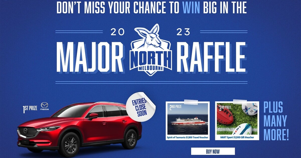 Entries closing soon for 2023 Major Raffle