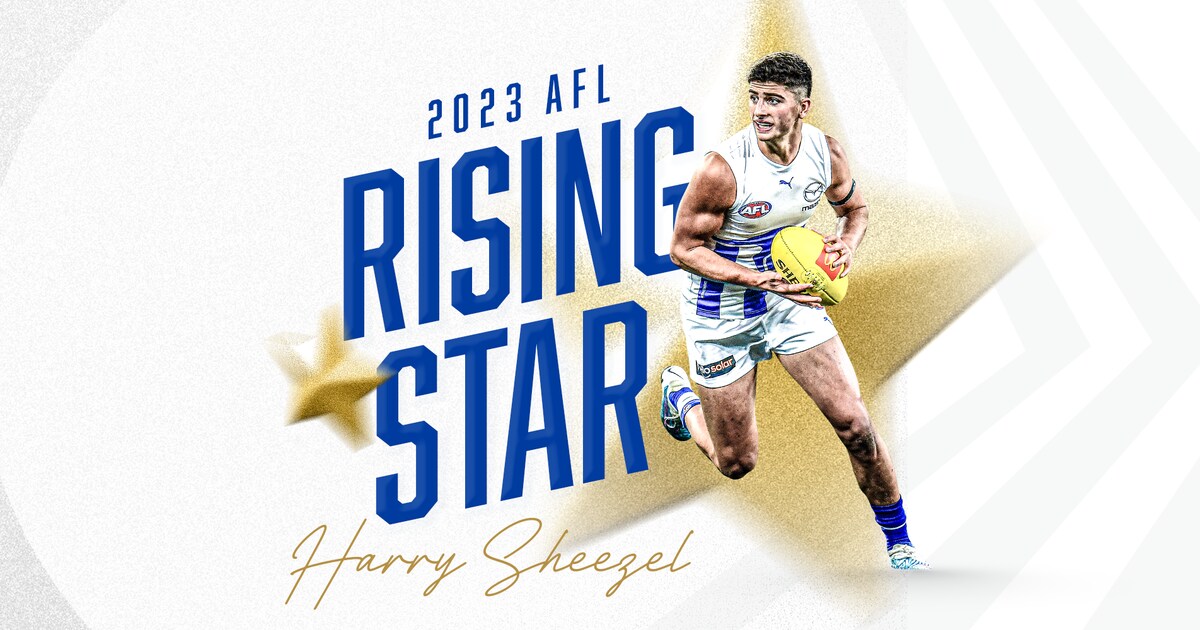 Harry Sheezel crowned 2023 AFL Rising Star
