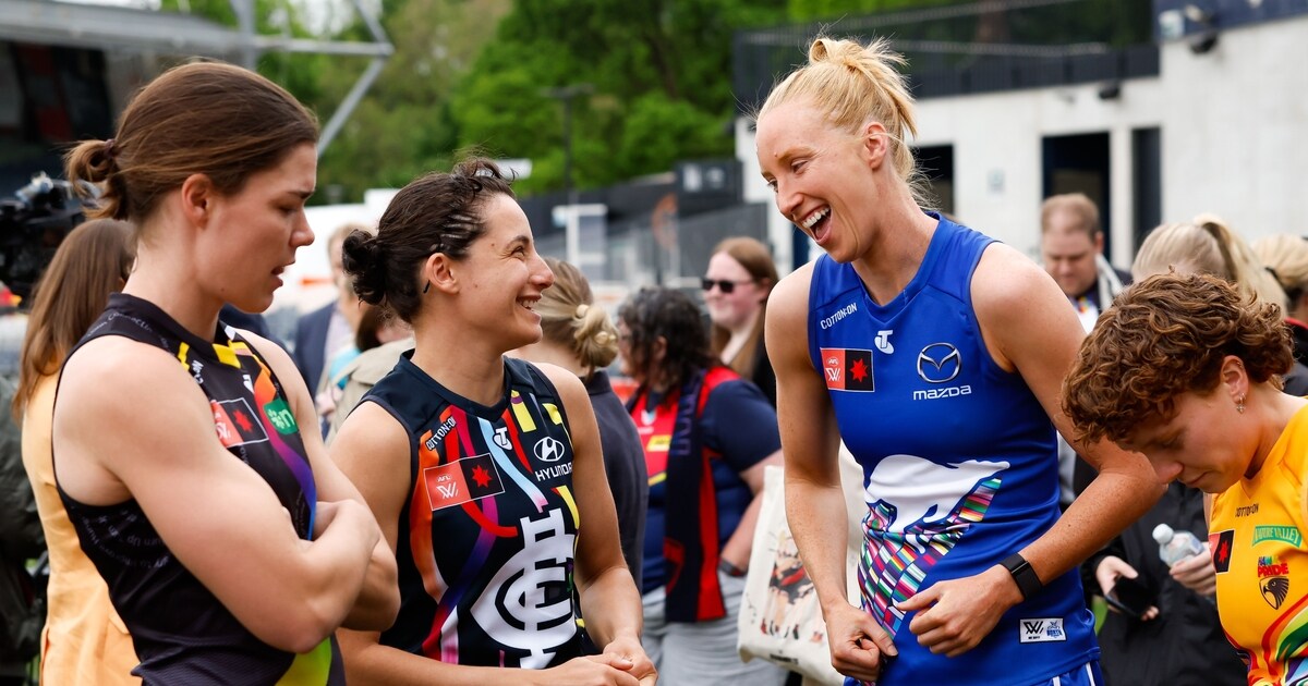 AFLW 2023 Media - Pride Round Launch