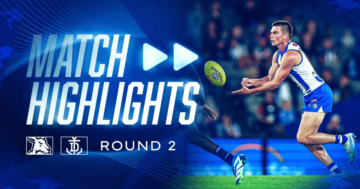 AFL R2 match highlights: North Melbourne v Fremantle