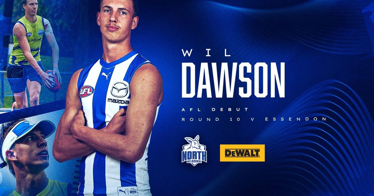 Wil Dawson: Young tall confirmed for AFL debut