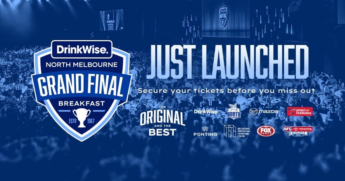 Grab your seat at the 2024 DrinkWise Grand Final Breakfast