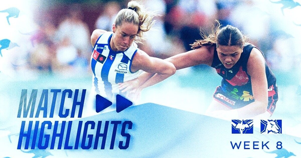 AFLW W8 match highlights: Essendon v North Melbourne