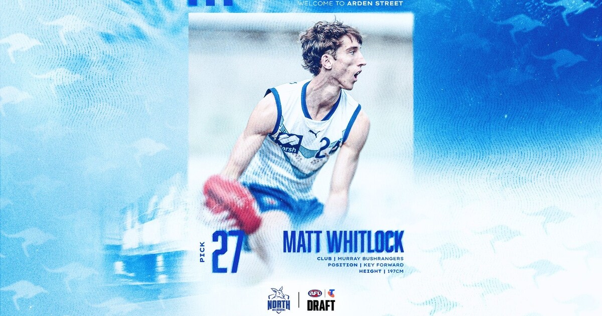 Matt Whitlock: Roos pounce on versatile tall after draft night trade