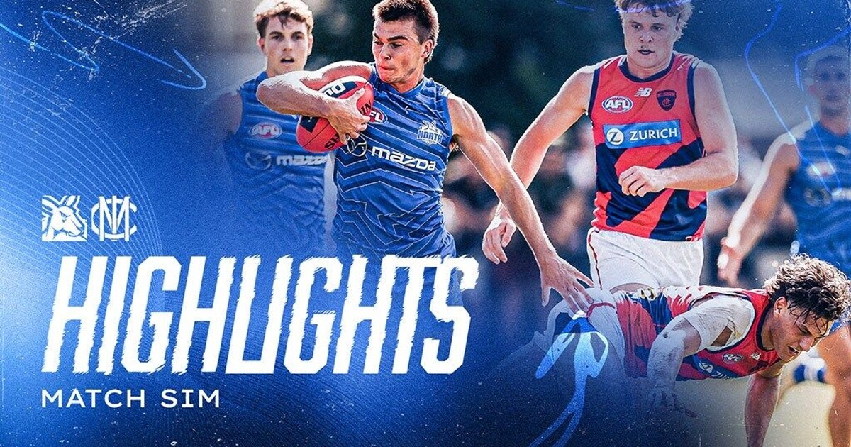 Match sim highlights: North Melbourne v Melbourne