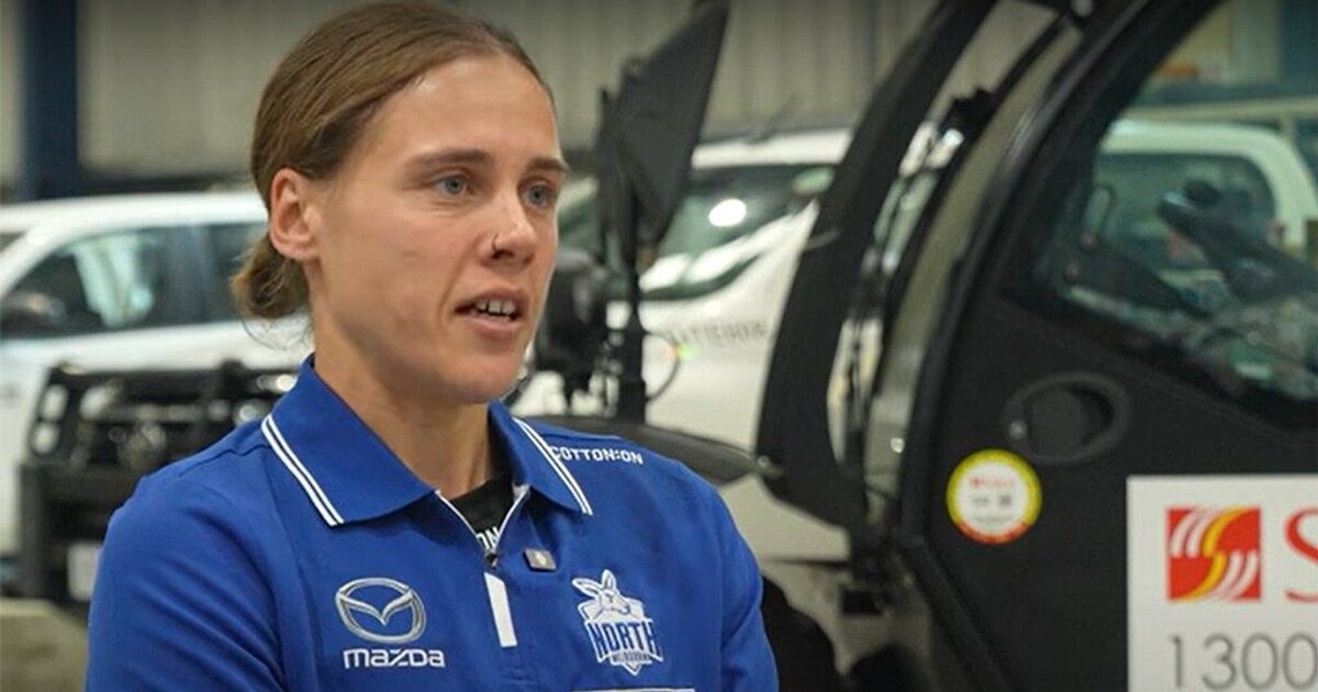 AFLW star Jasmine Garner's journey into trades