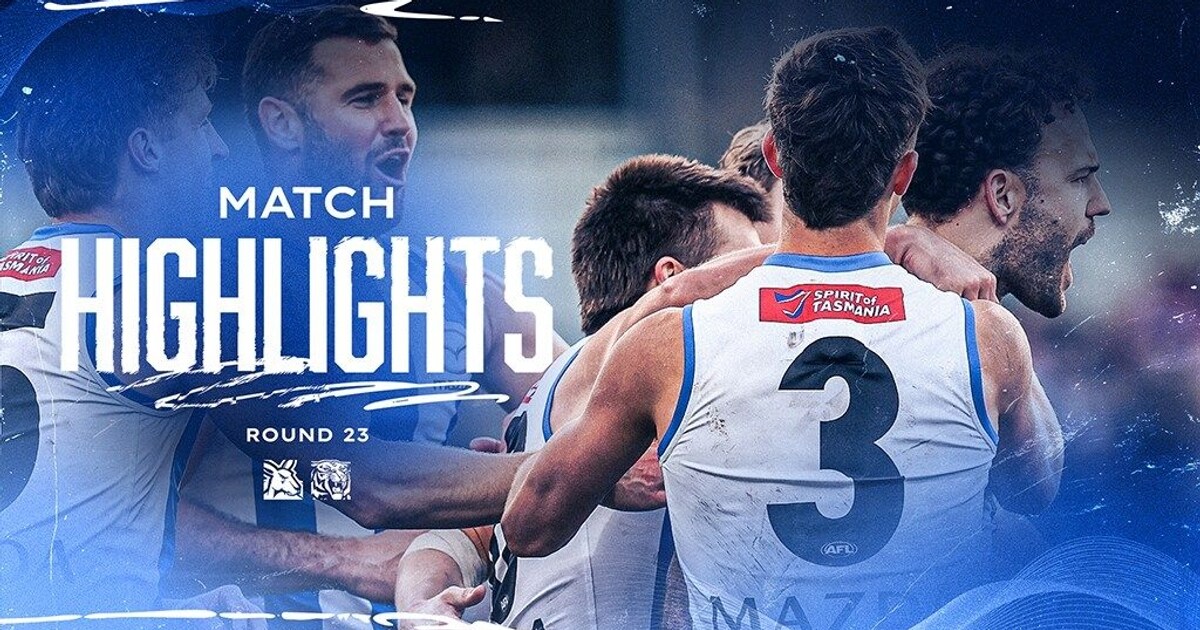 AFL R23 match highlights: North Melbourne v Richmond